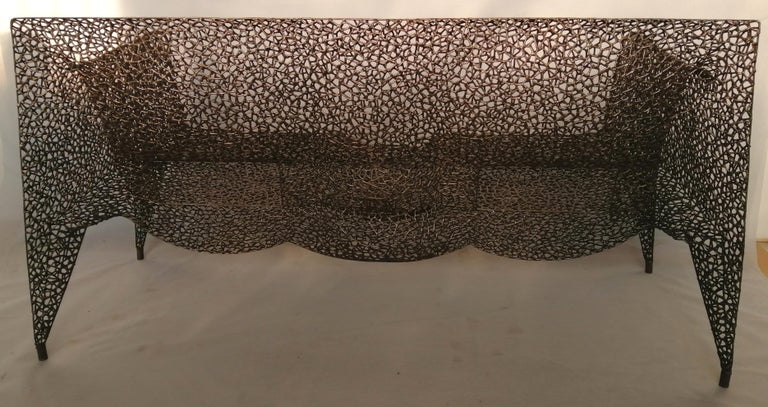 Glass Sofa For Sale at 1stDibs