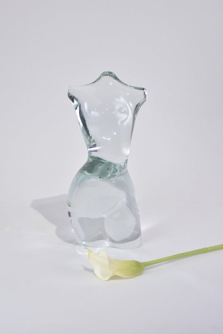 Glass Torso Sculpture at 1stDibs
