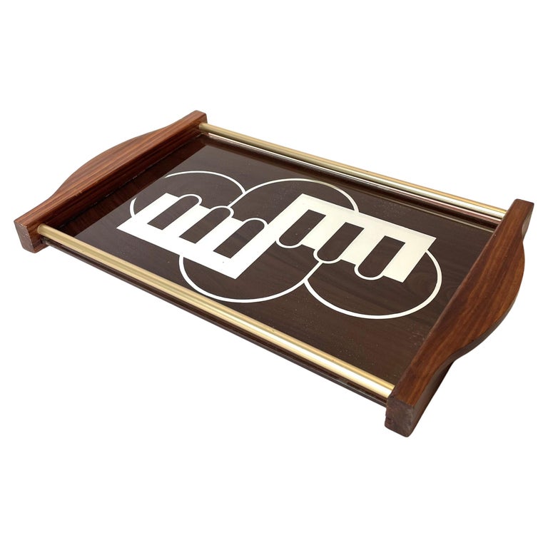 Glass Tray in cool Art Deco from the 1920s - 1930s For Sale at 1stDibs