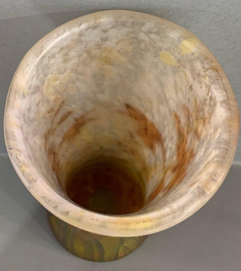 Glass Vase from Daum-Nancy For Sale at 1stDibs