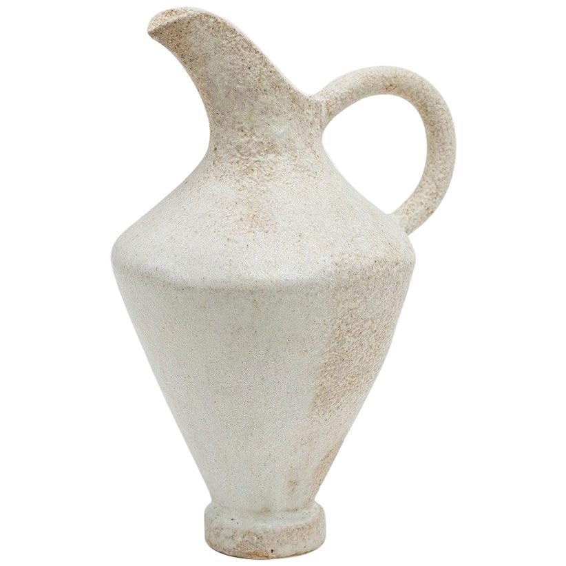 Glazed Redware Pitcher with Incised Federal Eagle Attributed to Jacob ...