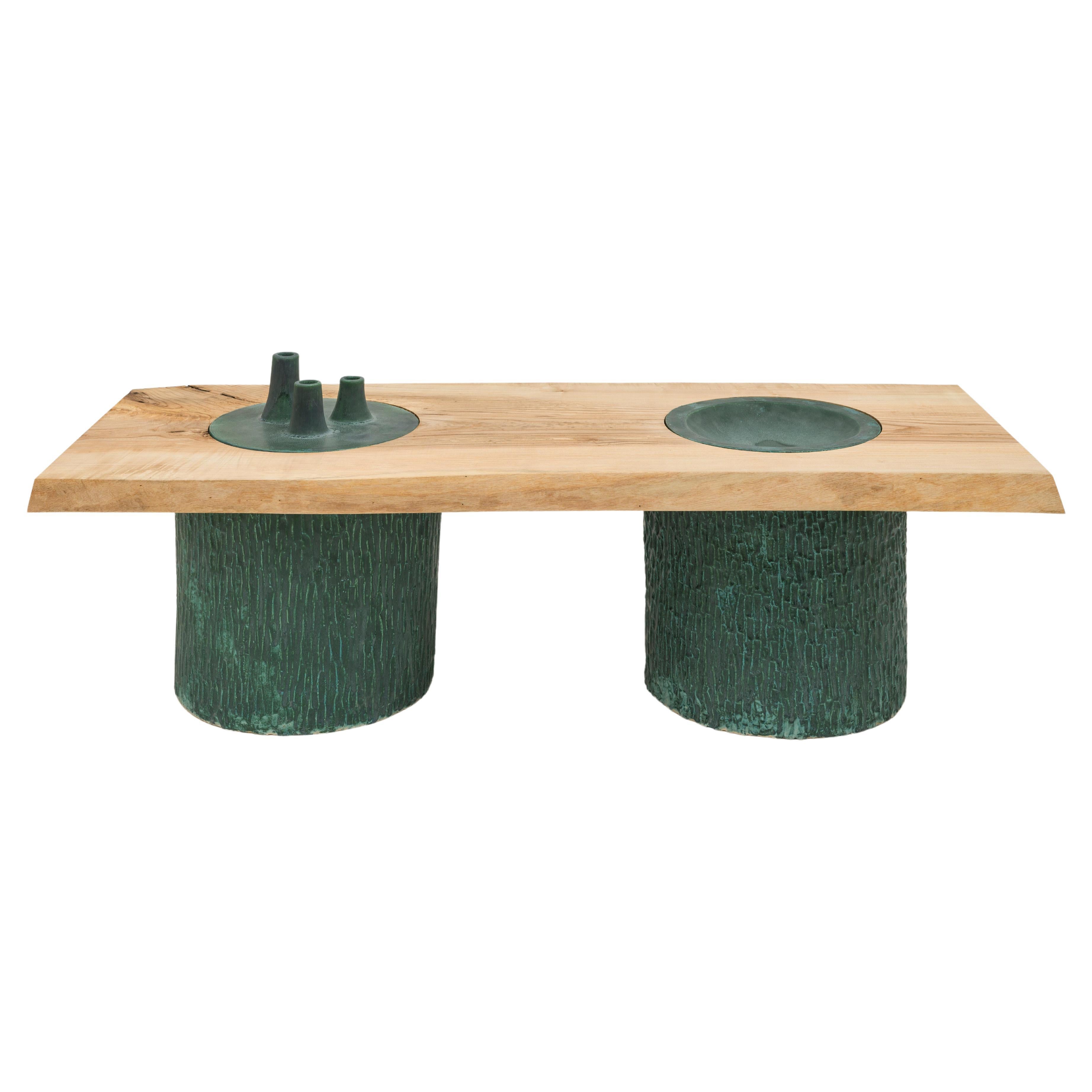 Concrete and Glazed Ceramic Table by Lee Hun Chung, 2015 For Sale at ...