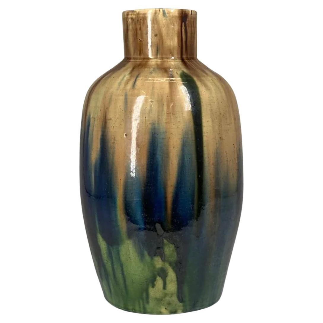 Glazed Ceramic Garniture, Art Nouveau Period, France, Early 20th ...