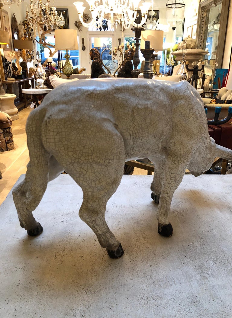 Glazed Pottery Sheep Grazing For Sale at 1stdibs