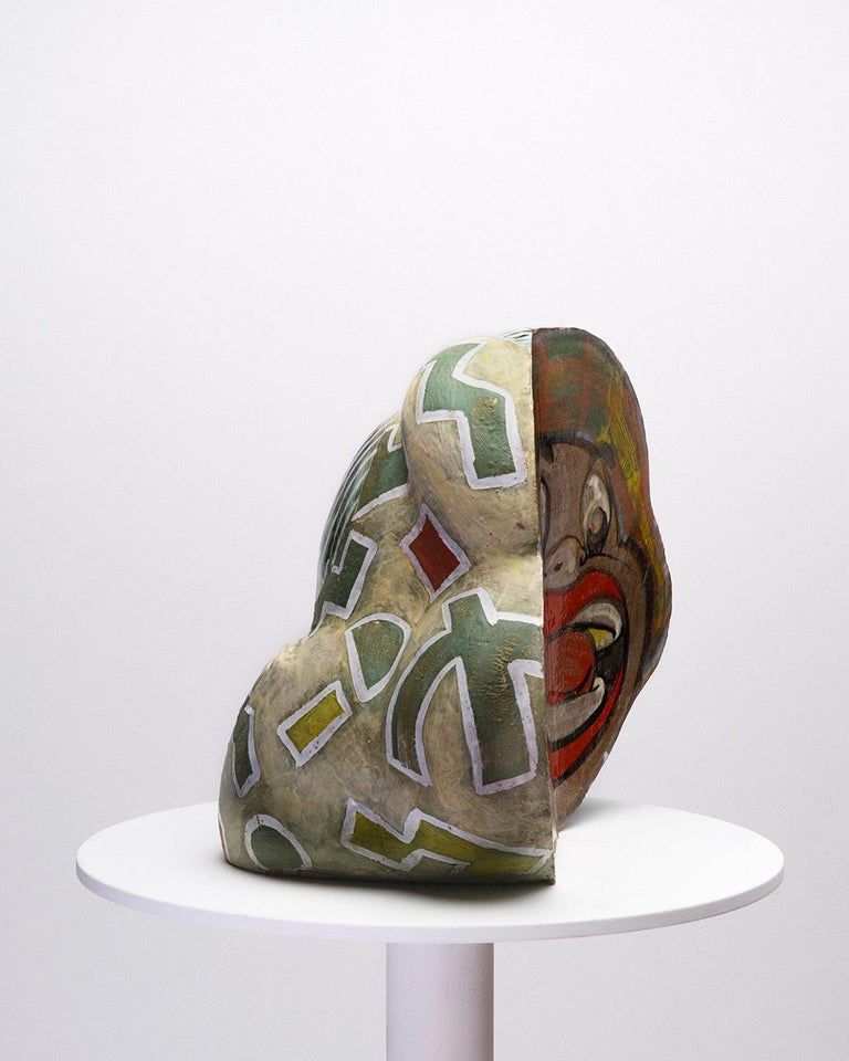 Gleeful Anxiety in Stoneware and Glaze by Malcolm Mobutu Smith For Sale ...