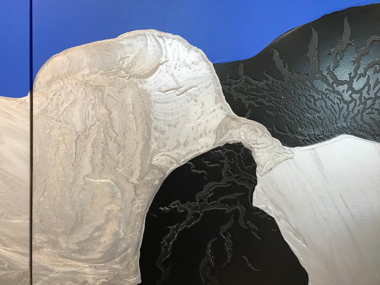 Glenn A. Green - Ice Cave, abstract painting by Glenn Green, Santa Fe ...