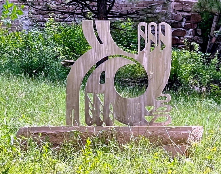 Glenn Green - Rain Bird, by, Glenn Green, steel, sculpture, outdoor ...