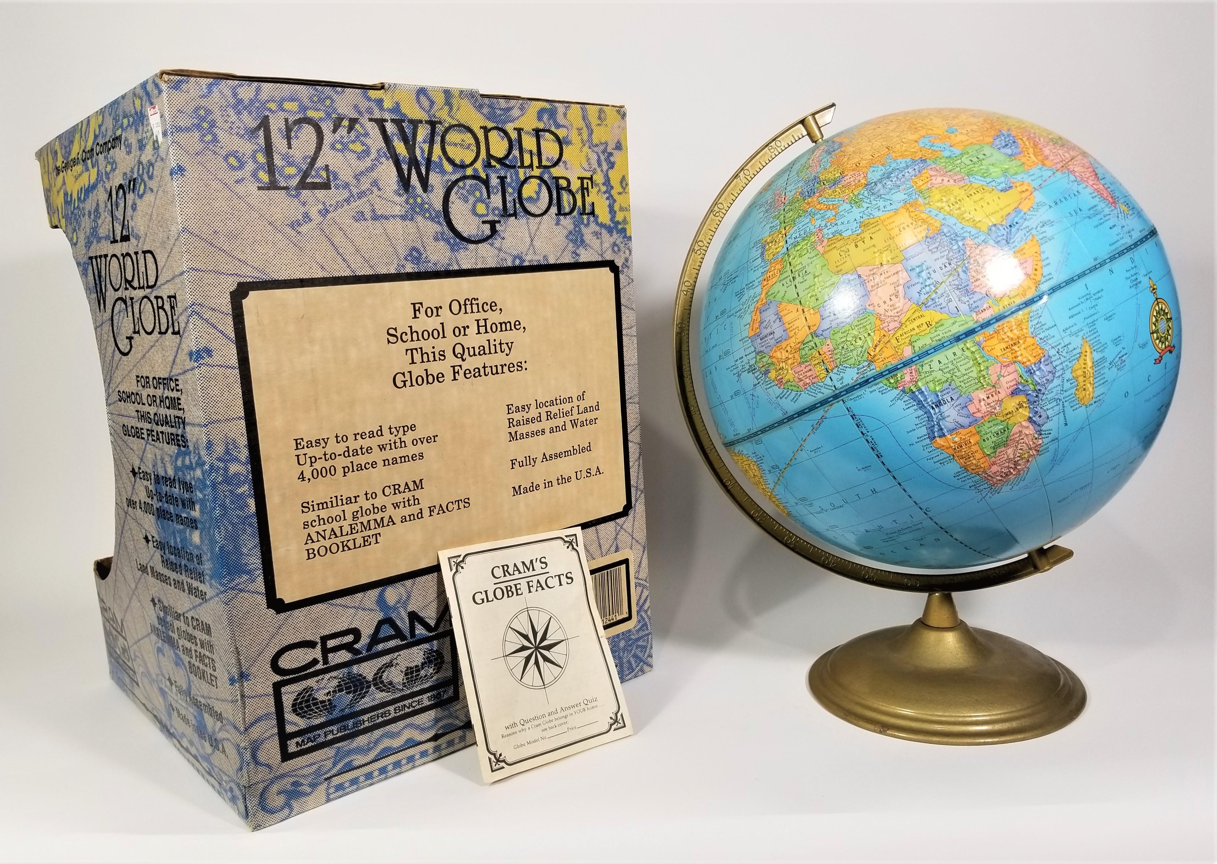 Globe 1970s Cram Rotating Unused in Box at 1stDibs