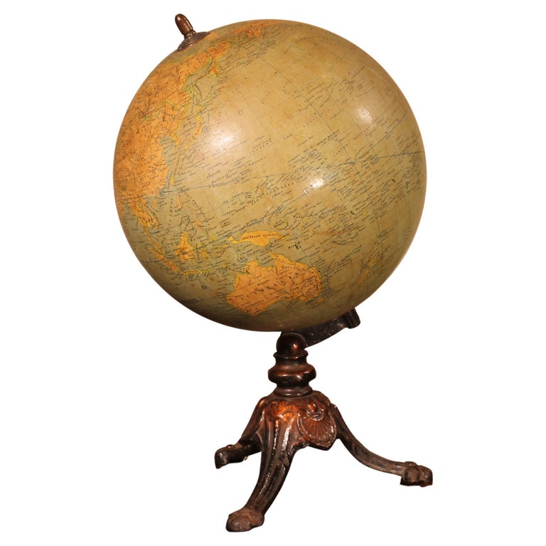 Globe G. Thomas Paris 19th Century For Sale at 1stDibs