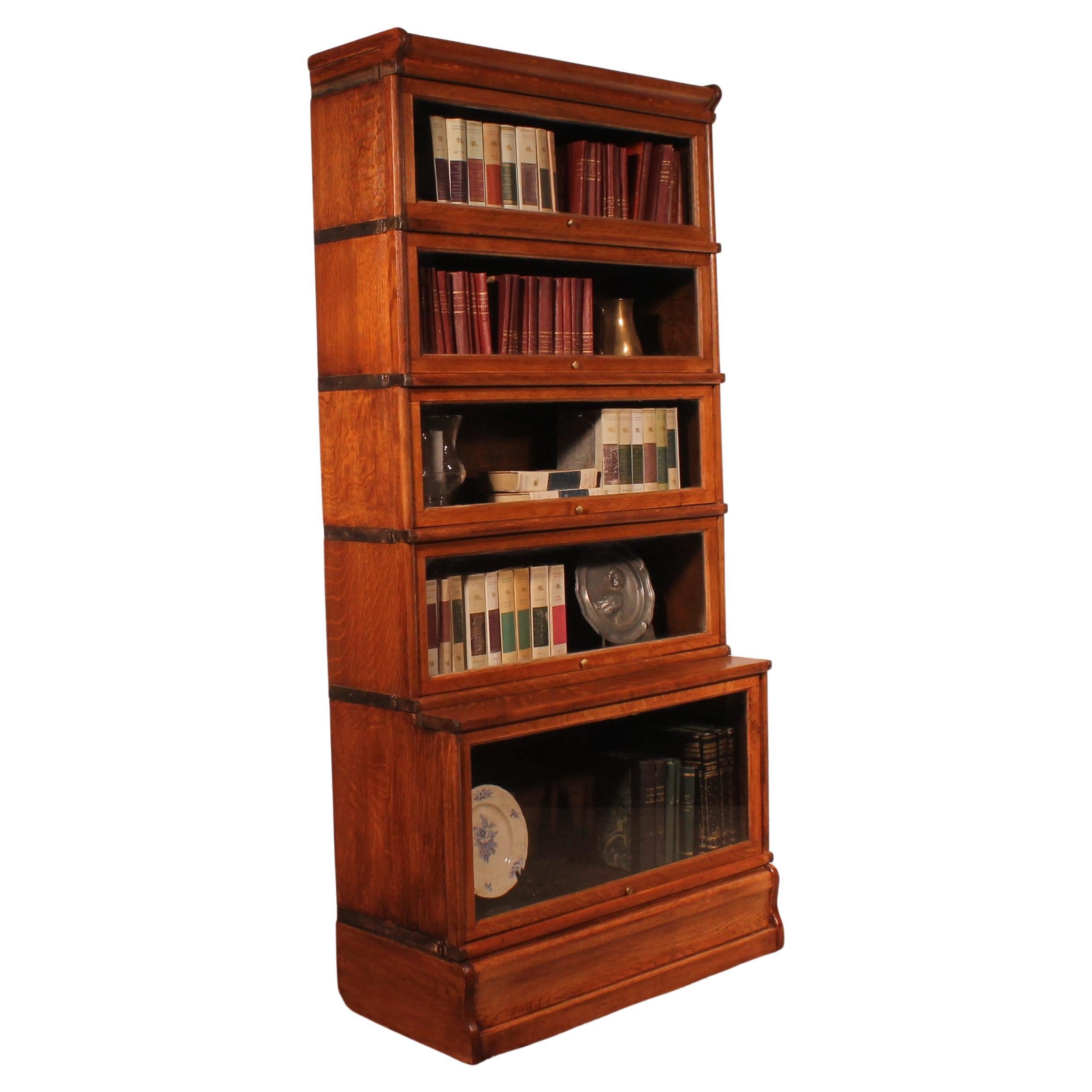 Good Pair of Stacking Bookcases by Minty of Oxford at 1stDibs