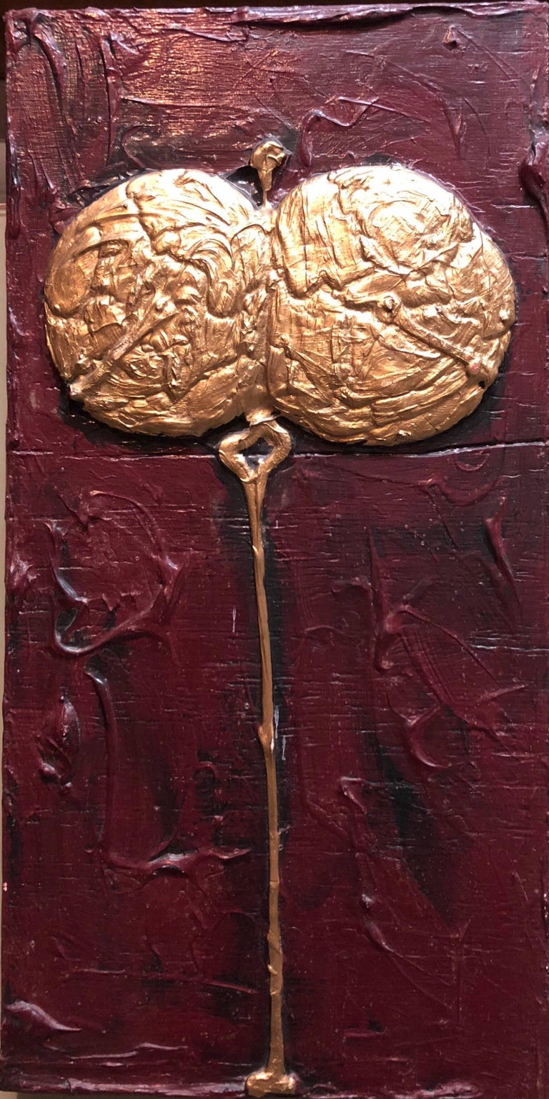 Gloria Heilman, Heilman-C - Mixed Media Contemporary 'Self Portrait ...