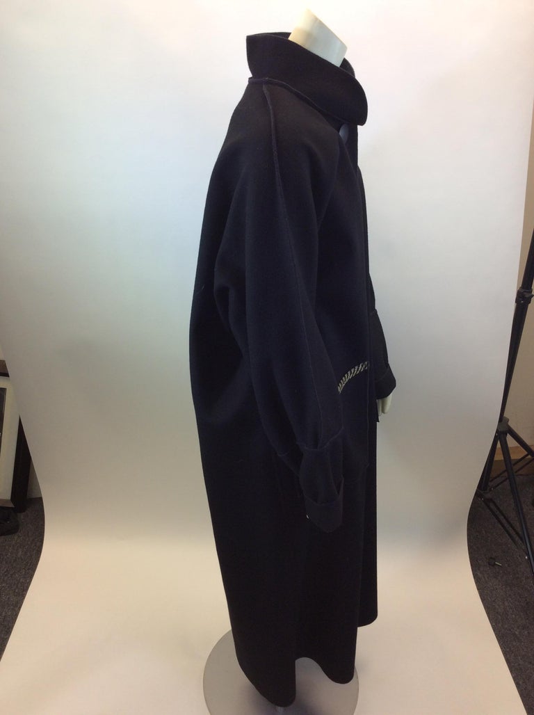 Gloriah Walsh Black Wool "Craft" Coat For Sale at 1stDibs | craft outerwear