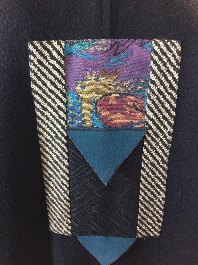 Gloriah Walsh Black Wool "Craft" Coat For Sale at 1stDibs | craft outerwear