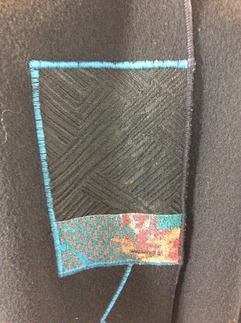 Gloriah Walsh Black Wool "Craft" Coat For Sale at 1stDibs | craft outerwear