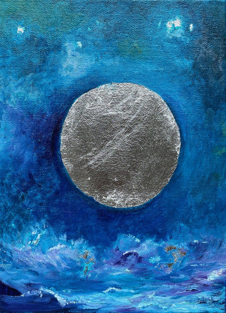 Gloriane Harris - Rising Moon For Sale at 1stDibs