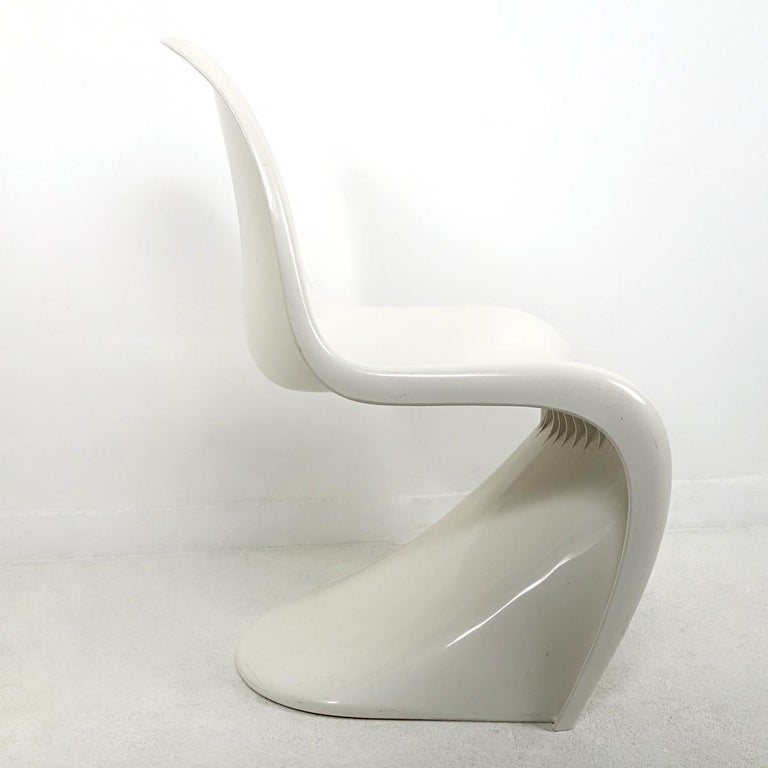 Gloss White Panton S-Chair by Verner Panton / Herman Miller Fehlbaum ...
