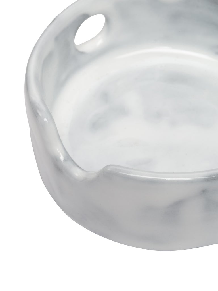 Off-White Glossy Ceramics Ashtray Taupe No Color For Sale at 1stDibs ...