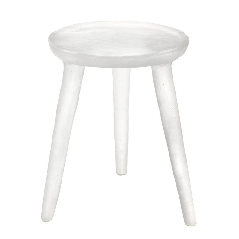 Glow Side Table / Stool 'Aqua' in Recycled Plastic For Sale at 1stDibs