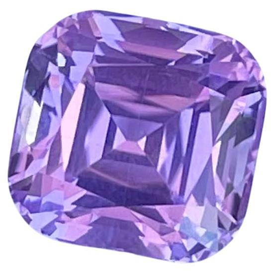 Glowing Purple Kunzite Stone 4.10 carats Fancy Cushion Cut Naigarian ...