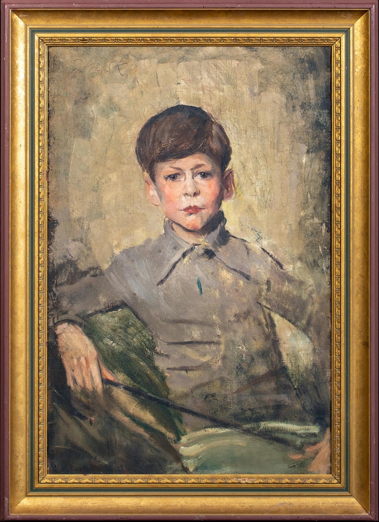 Portrait d'un garçon, N Williamson, début du 20e siècle En vente sur ...