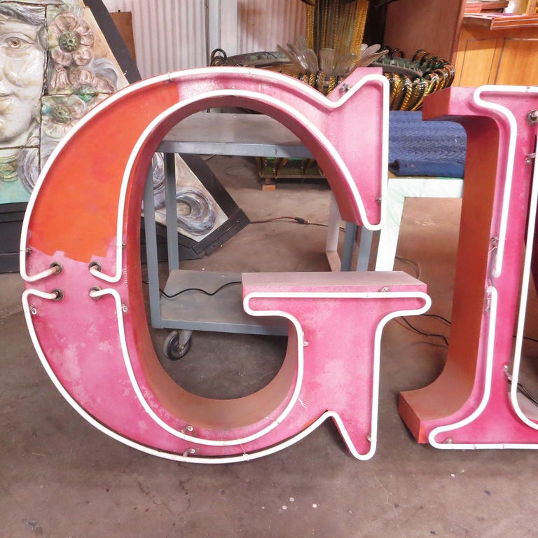 GMC Automobiles Dealership Neon Sign at 1stDibs