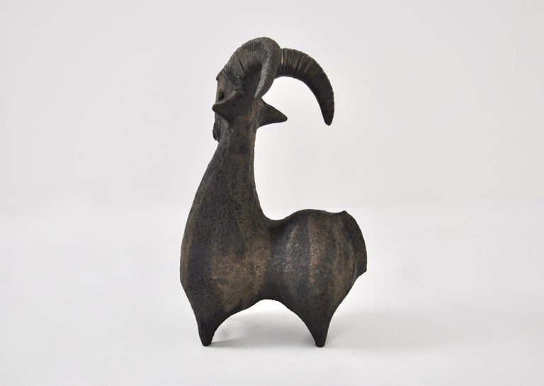 Goat Ceramic by Dominique Pouchain For Sale at 1stDibs