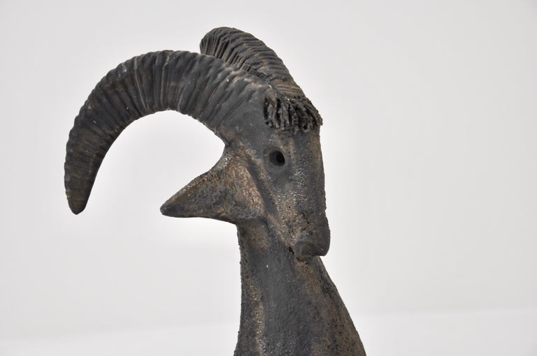 Goat Ceramic by Dominique Pouchain For Sale at 1stDibs