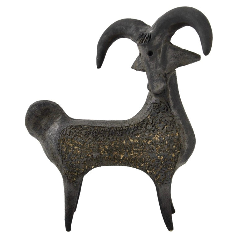 Goat Ceramic by Dominique Pouchain For Sale at 1stDibs