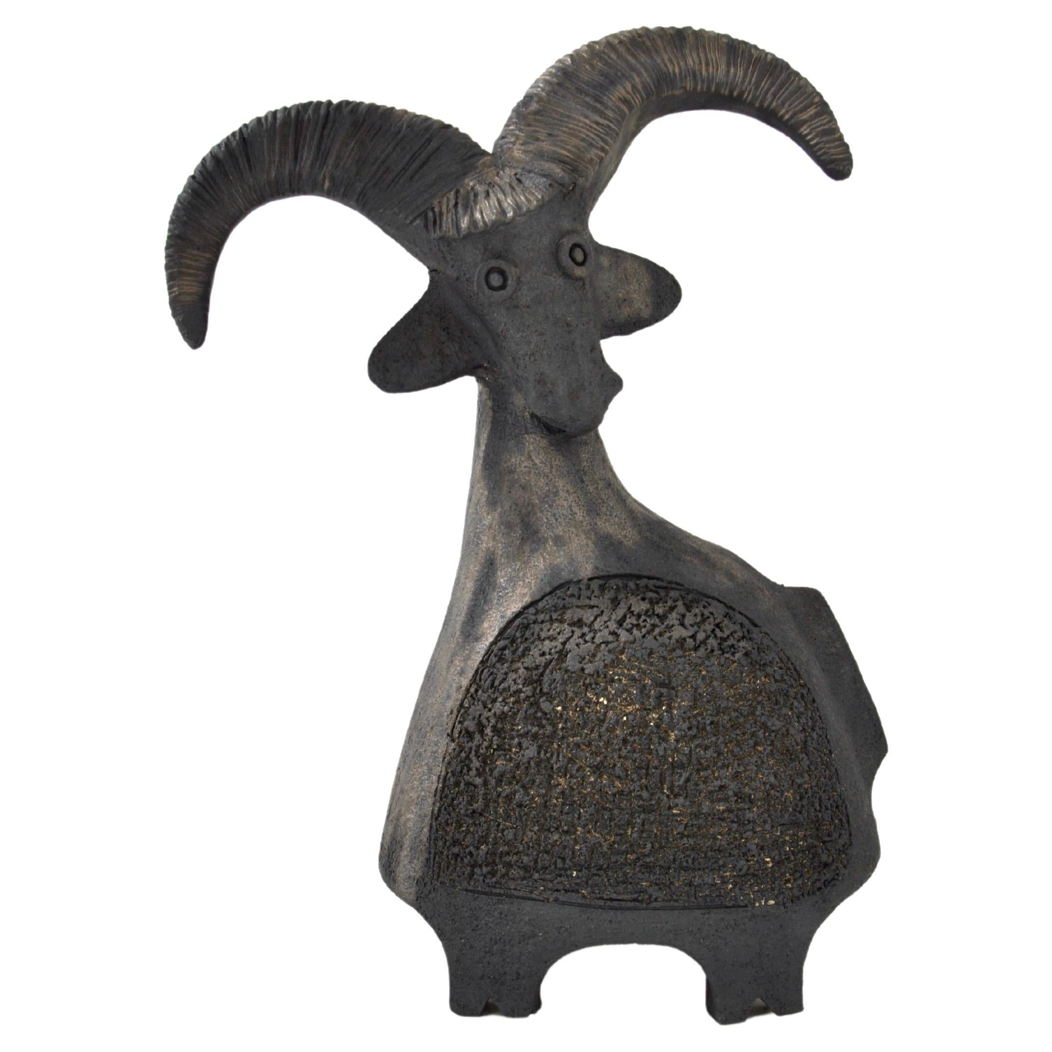 Goat Ceramic by Dominique Pouchain For Sale at 1stDibs