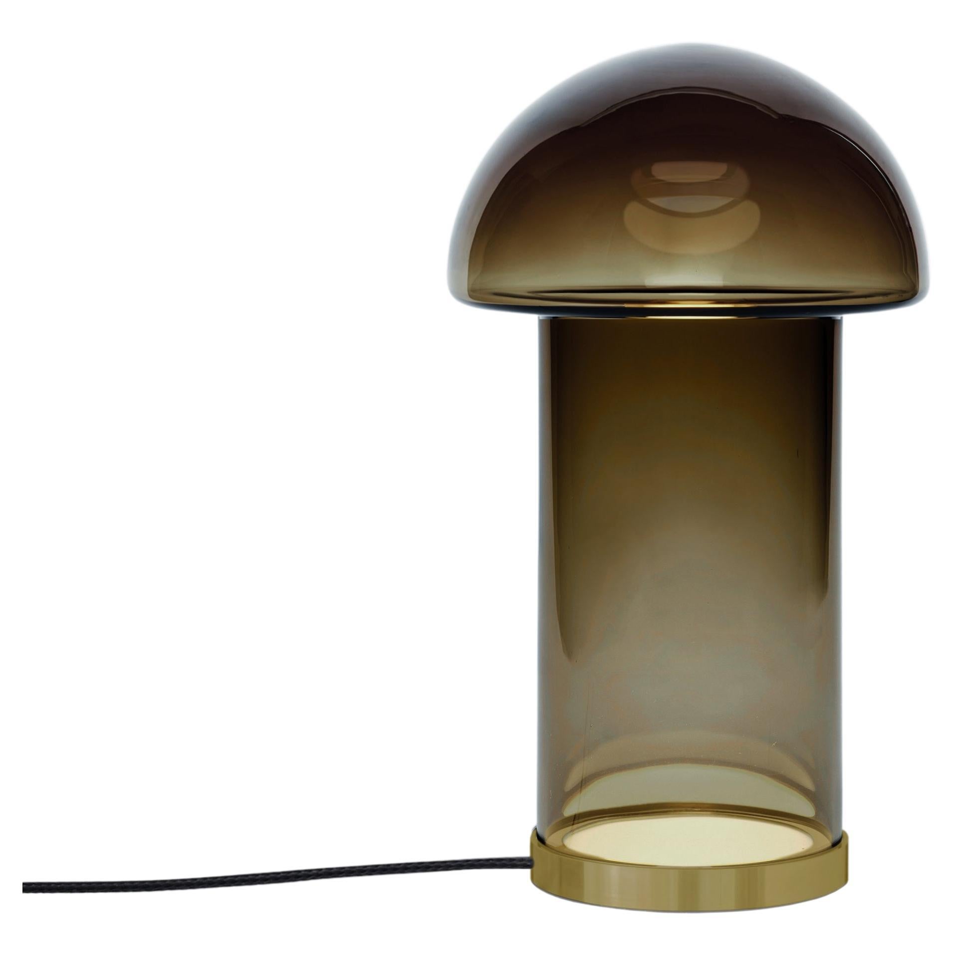 Goba Table Lamp 30 cm Clear Glass Bronze Brass, Sebastian Scherer NEO ...
