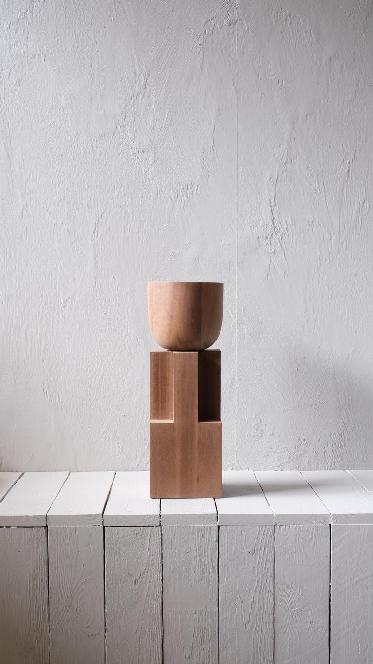 Goblet Bowl African Walnut by Arno Declercq For Sale at 1stDibs