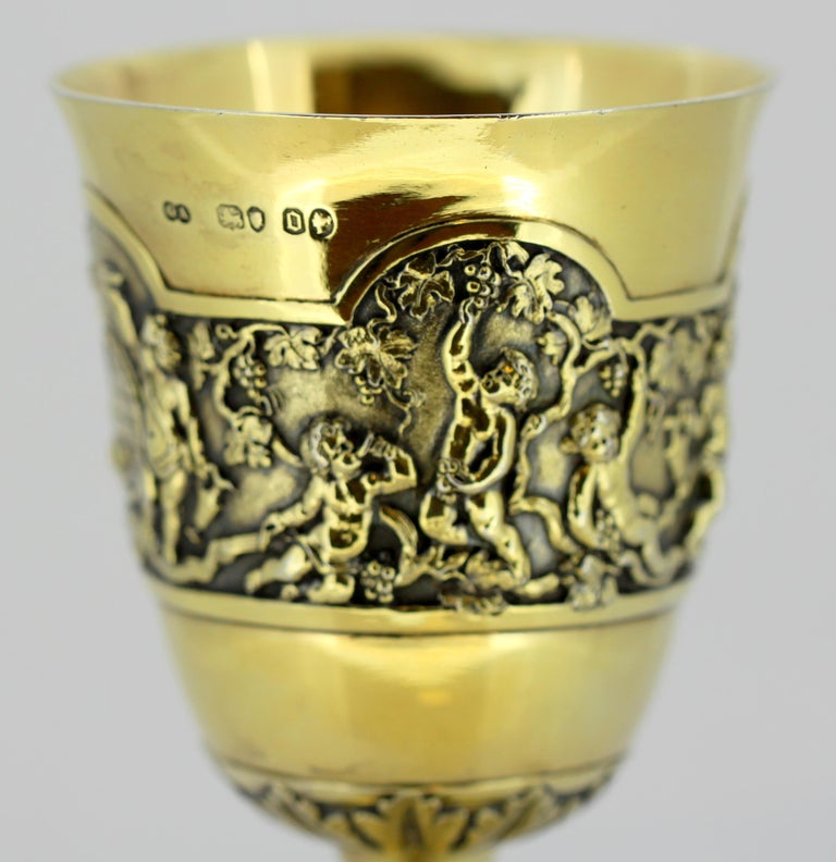 Goblet by Chawner and Co., George William Adams, Victorian, Silver Gilt ...