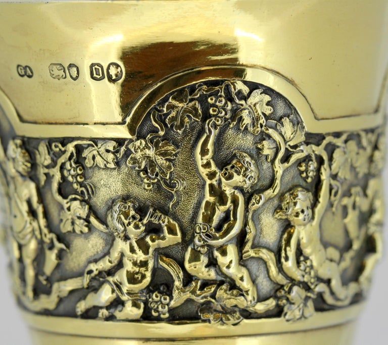 Goblet by Chawner and Co., George William Adams, Victorian, Silver Gilt ...