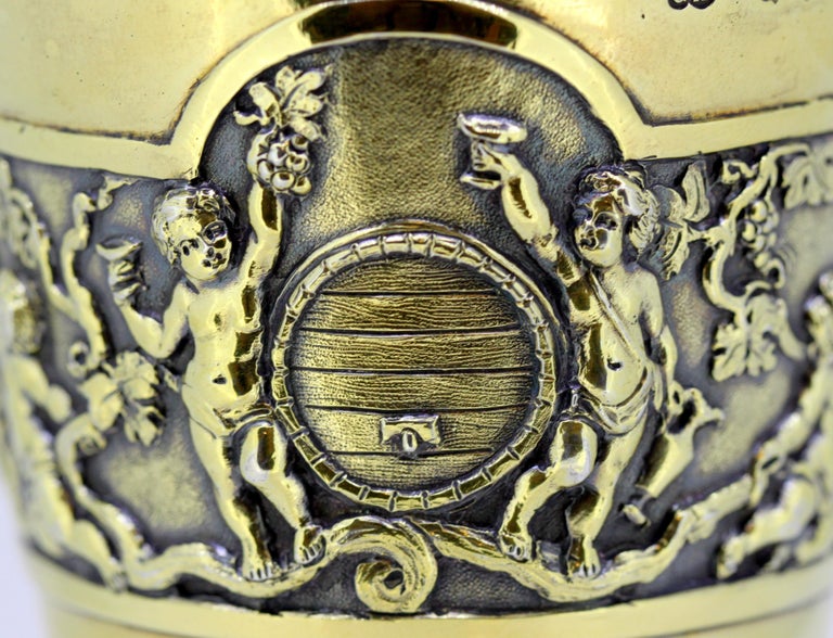 Goblet by Chawner and Co., George William Adams, Victorian, Silver Gilt ...