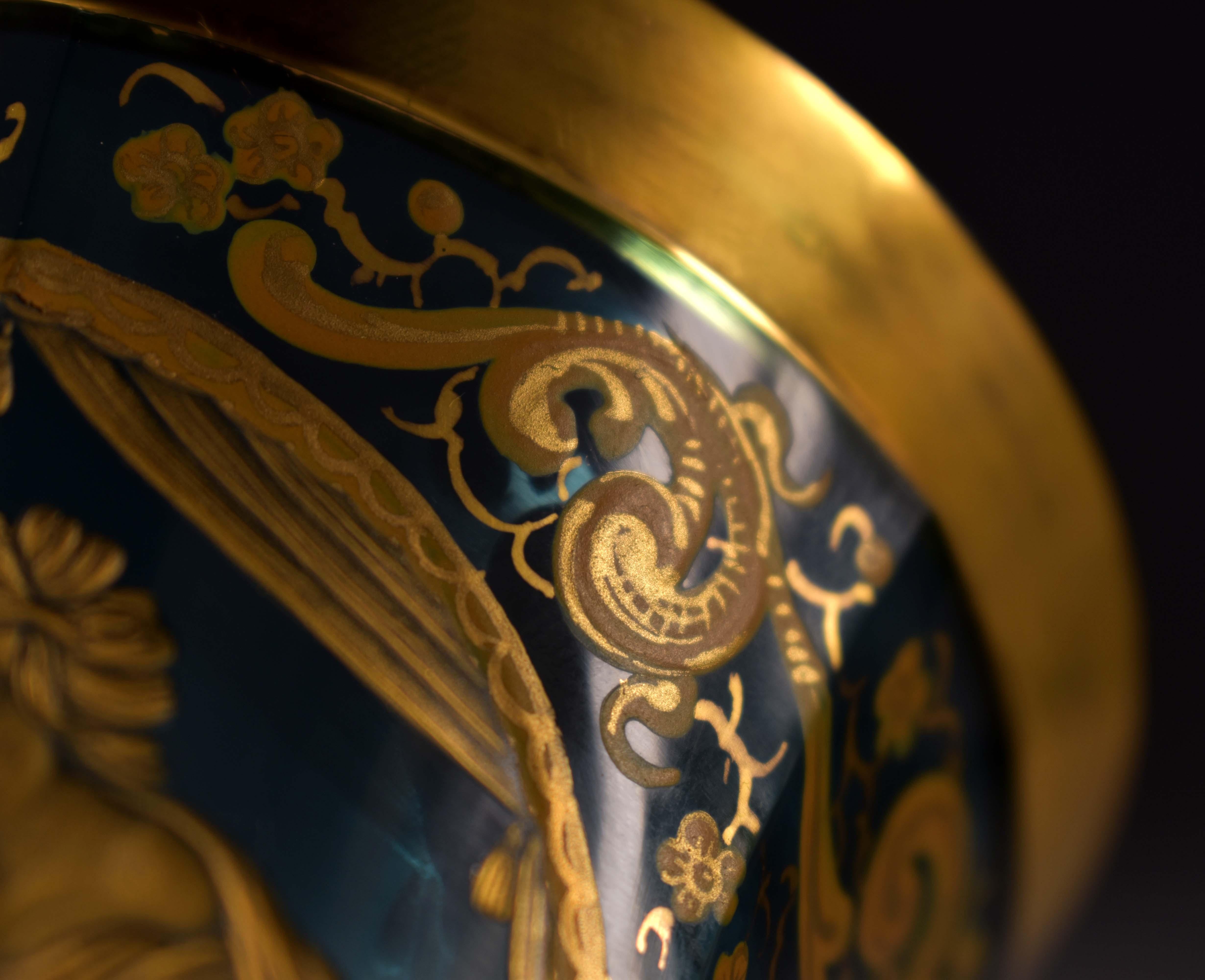 Goblet with a Gilded Engraving of Saint Mary with Jesus 19th Century ...