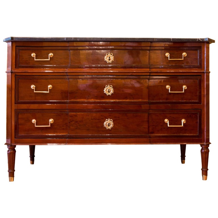 Godefroy Dester, French Louis XVI Period Mahogany Commode, circa 1780 ...