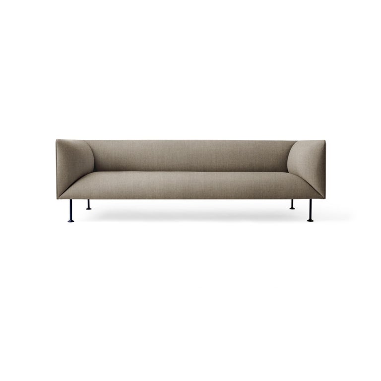 Godot Sofa, 3-Seat, Kvadrat's "Remix 2" 0233 Fabric 'Sandy Brown' at ...
