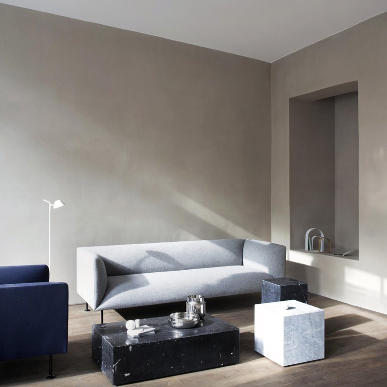 Godot Sofa, 3-Seat, Kvadrat's "Remix 2" 0233 Fabric 'Sandy Brown' at ...