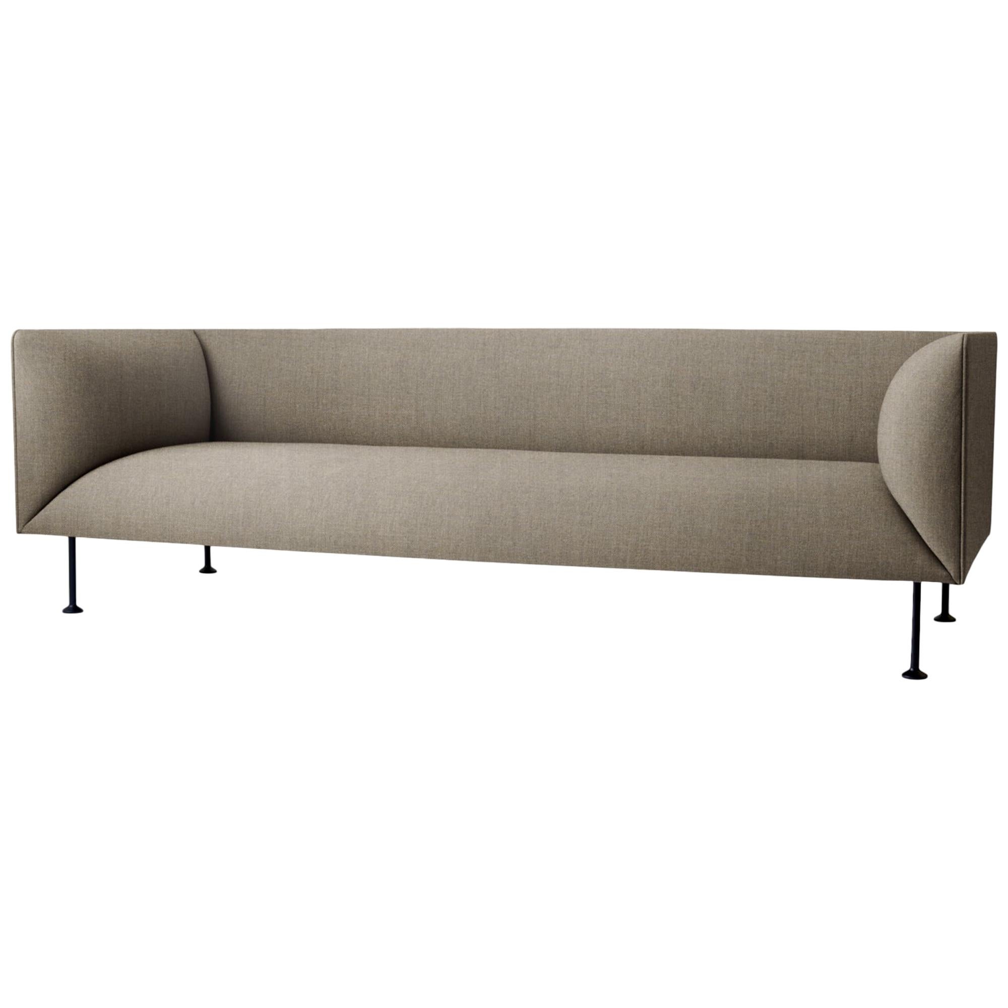 Godot Sofa, 3-Seat, Kvadrat's "Remix 2" 0233 Fabric 'Sandy Brown' at ...