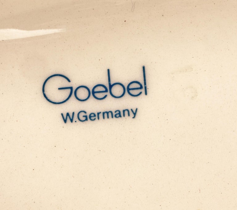 Goebel Large Ceramic Figure of a Cockerel For Sale at 1stDibs