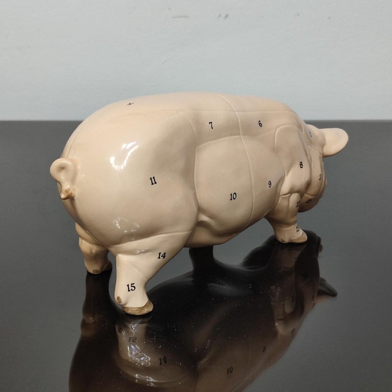 Goebel West German, Porcelain Pig for the Butcher Shop, Design Gerhard ...