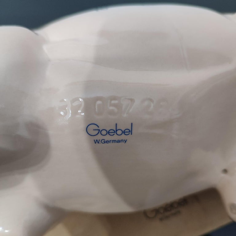 Goebel West German, Porcelain Pig for the Butcher Shop, Design Gerhard ...
