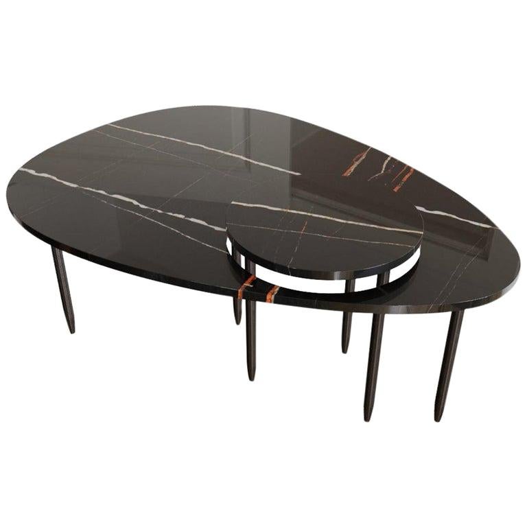 Contemporary Marble Center Table, by Chapter Studio For Sale at 1stDibs