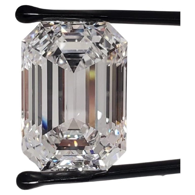 Golconda - Diamant taille émeraude de 30 carats, certifié GIA, sans ...