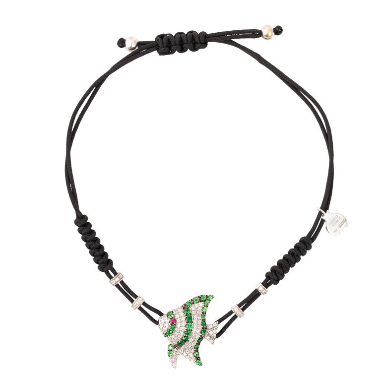 Gold and Diamond Fish Bracelet by Pippo Perez at 1stDibs | pippo perez sale