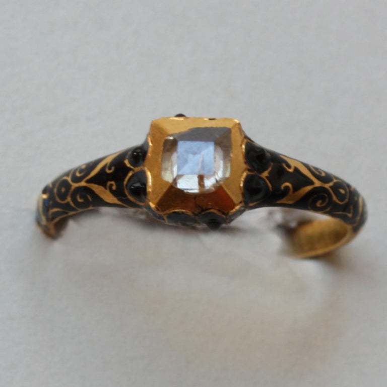 Gold and Diamond Renaissance Ring, circa 1600 at 1stDibs