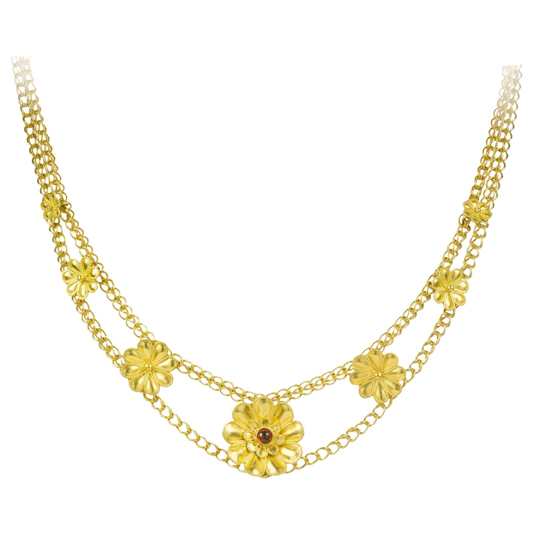 Cartier Long Diamond Gold Chain at 1stDibs