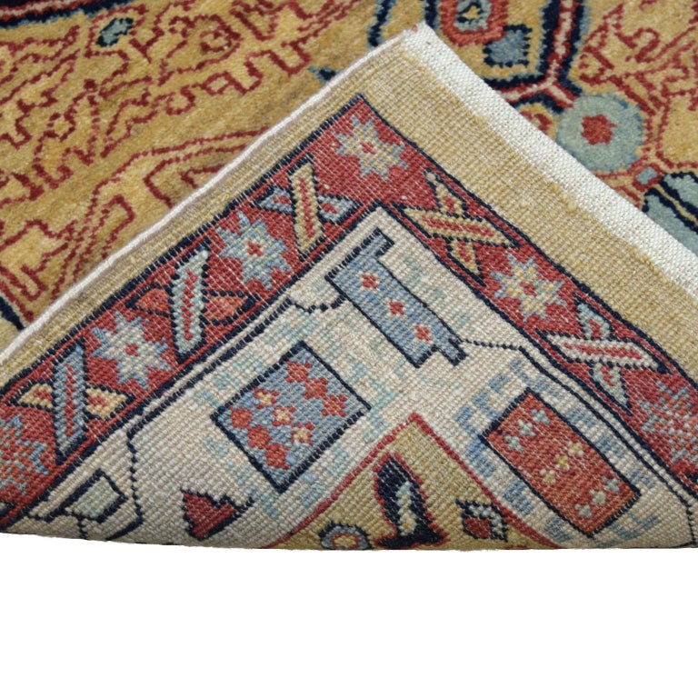 Transitional Persian Rug, Gold, Blue and Red, 3x4 For Sale at 1stDibs ...