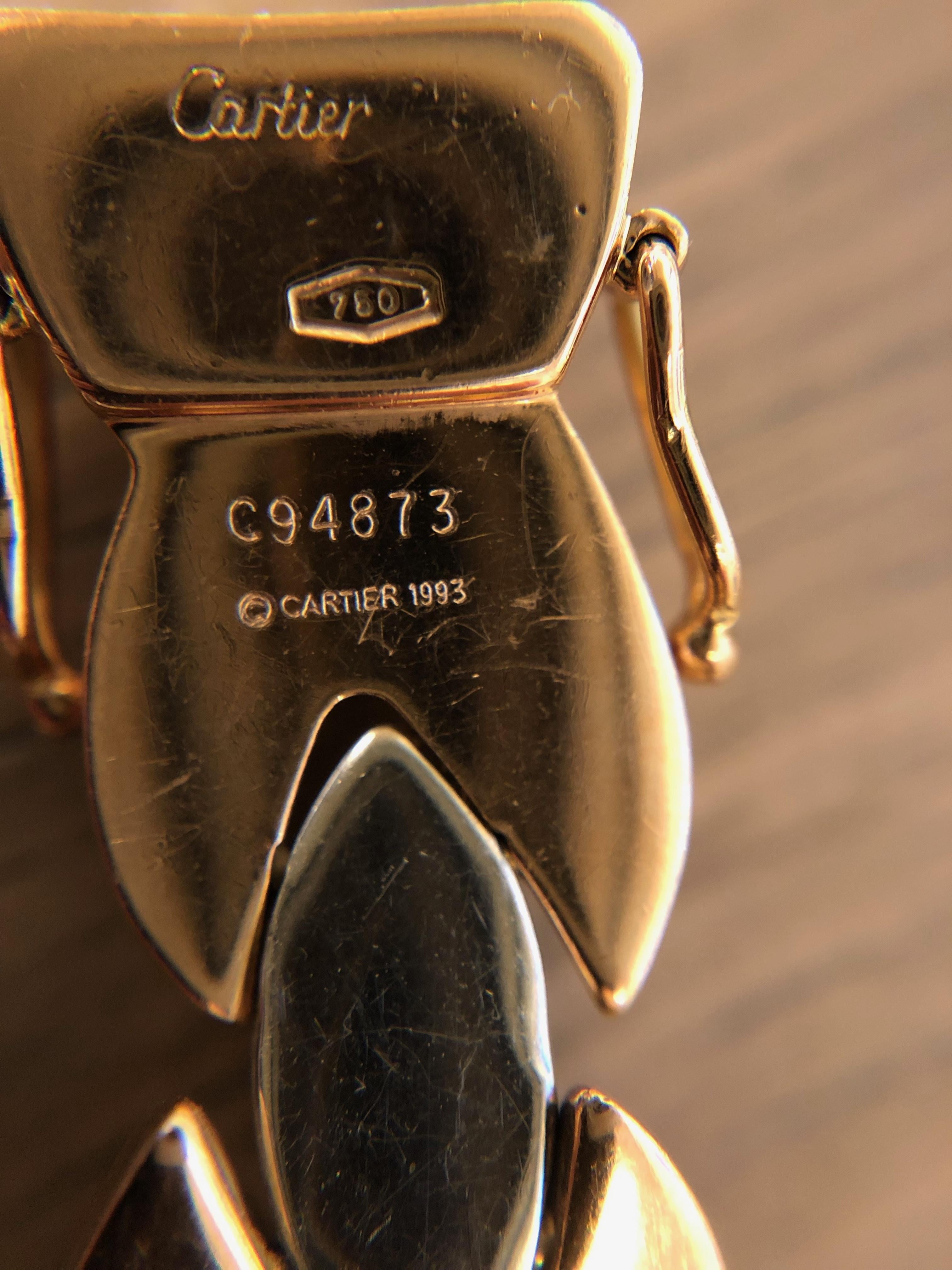 Gold Bracelet by Cartier at 1stDibs