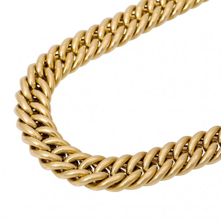Gold Chain Tank Collier For Sale at 1stDibs